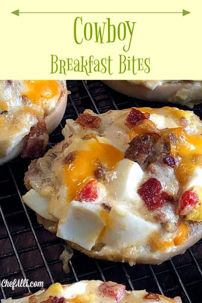 Cowboy Breakfast Bites get Your Crew Out the Door! - Chef Alli
