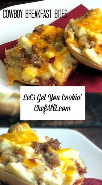 Cowboy Breakfast Bites get Your Crew Out the Door! - Chef Alli