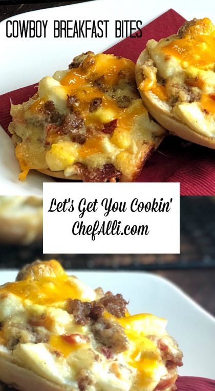Cowboy Breakfast Bites get Your Crew Out the Door! - ChefAlli.com