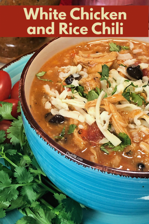 White Chicken and Rice Chili - ChefAlli.com