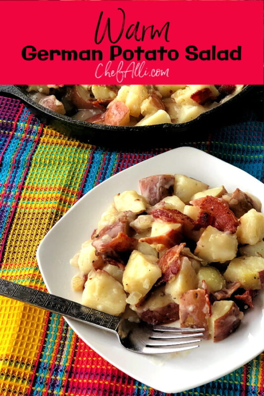 Grandma Lucille's Warm German Potato Salad - ChefAlli.com