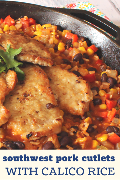 Southwest Cutlets with Calico Rice - Chef Alli