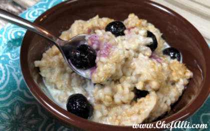 Instant Pot Steel Cut Oats | Chef Alli