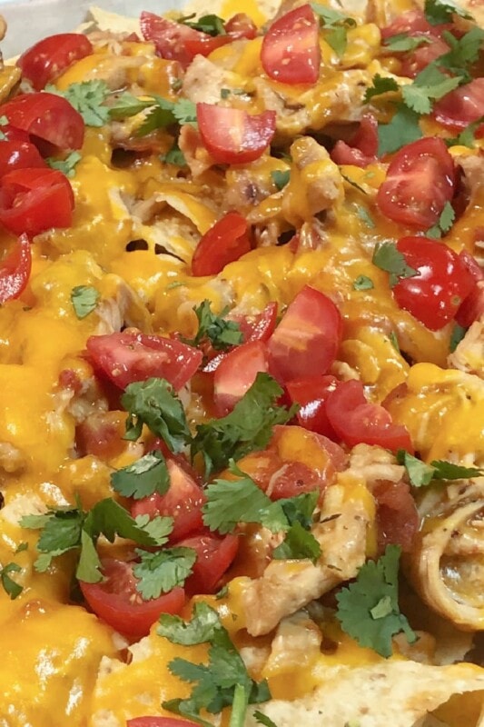 Instant Pot Drunken Chicken Nachos - ChefAlli.com
