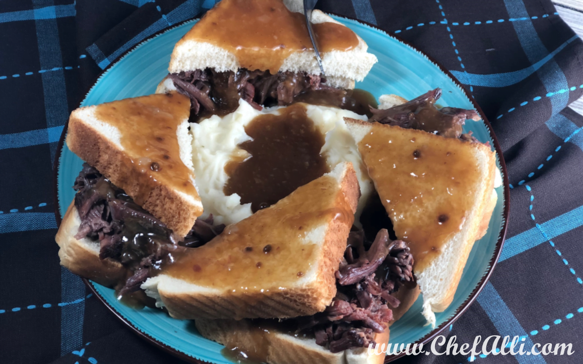 Hot Beef Sandwiches on White Bread... Just like "Back Home"! | Chef Alli