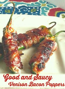 Saucy Venison Bacon Poppers - Chef Alli