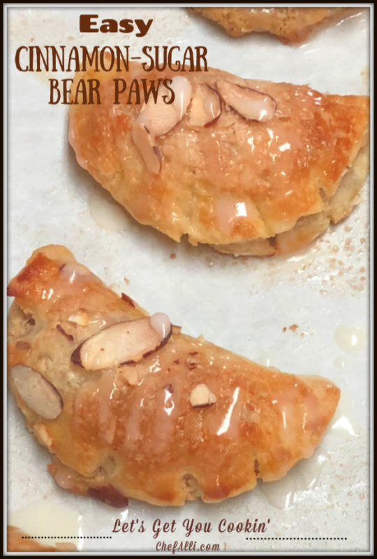 Cinnamon-Sugar Bear Paws - ChefAlli.com