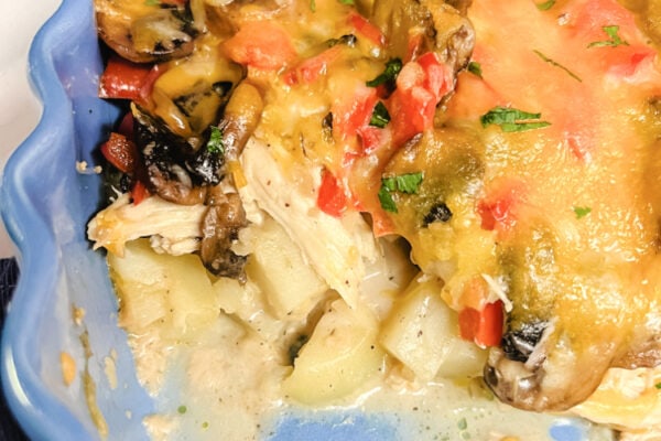 Rotisserie Chicken and Potato Casserole - Chef Alli