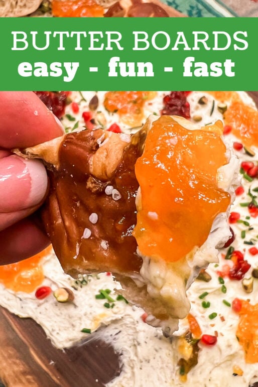 Butter Board Cheese and Jam - ChefAlli.com