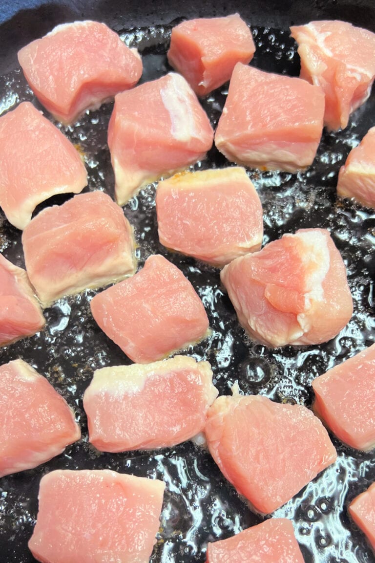 Saucy Cubed Pork - ChefAlli.com