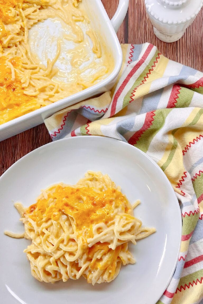Spaghetti Mac and Cheese - ChefAlli.com