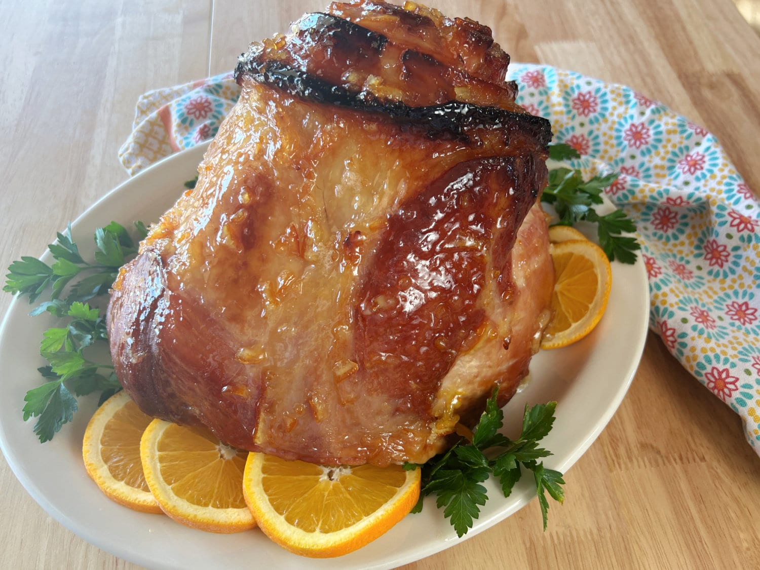 Maple Glazed Ham - Chef Alli